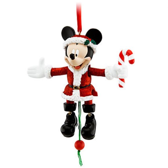 Disney | Holiday | Dancing Mickey Mouse Disney Santa Icon Ornament ...